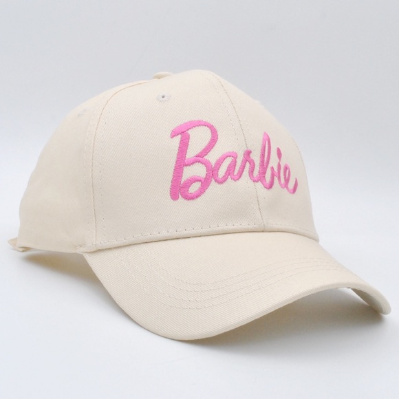 Barbie | Accessories | Cream Color Barbie Baseball Hat | Poshmark